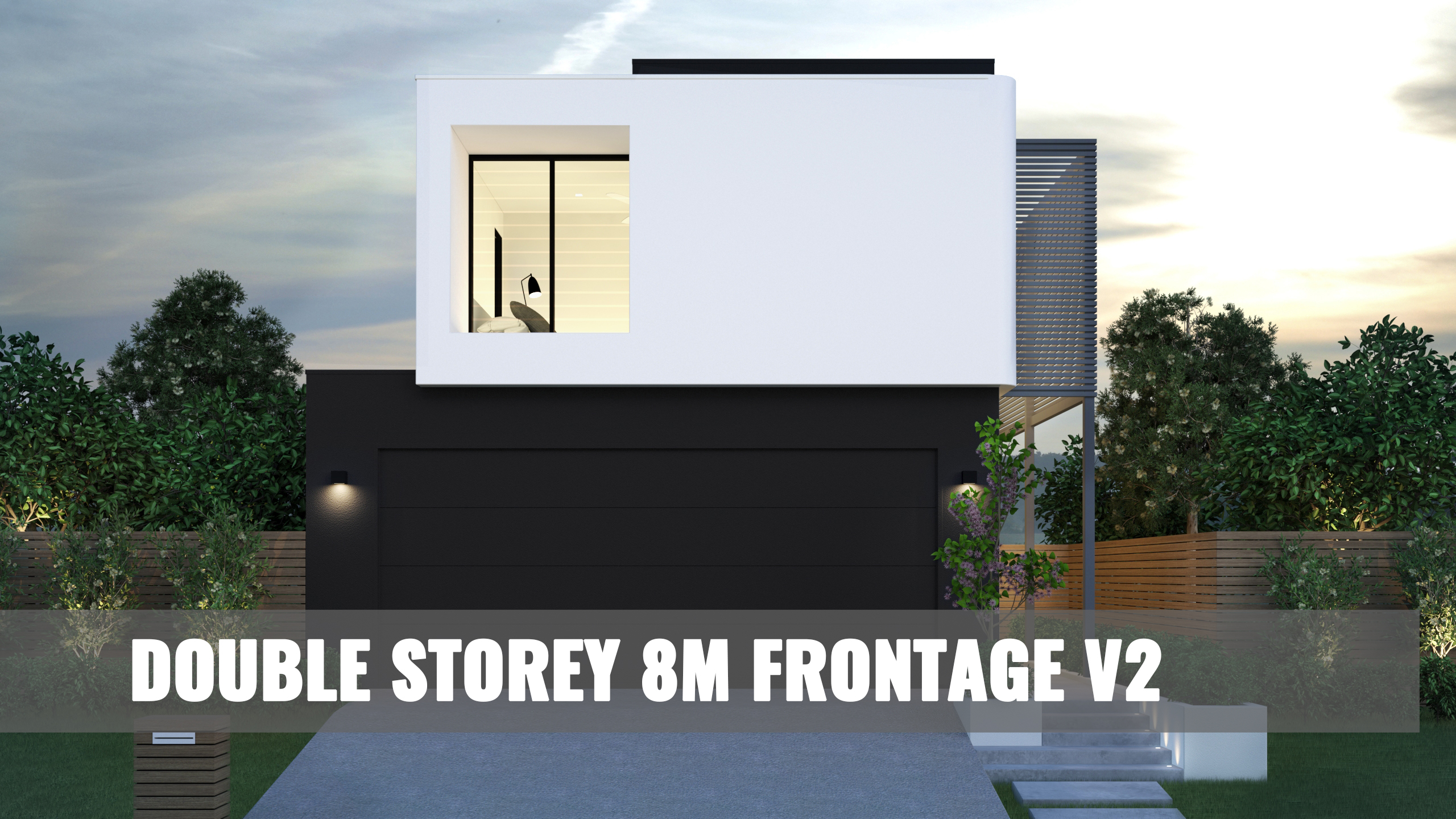 Double Storey 8m Frontage V2 - Zauss House