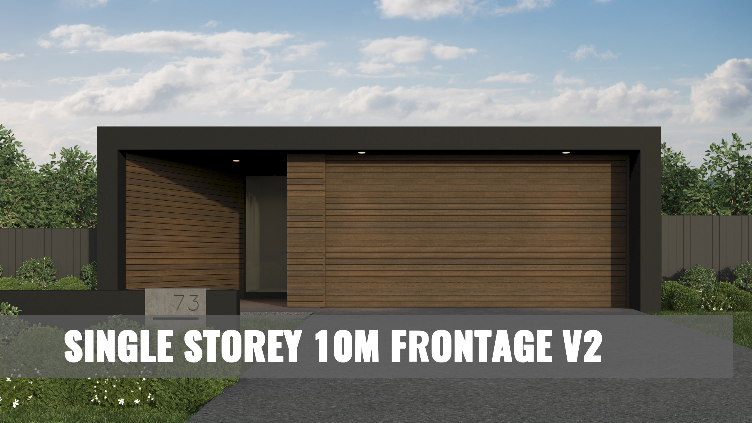 Single Storey 10m Frontage V2 - Zauss House
